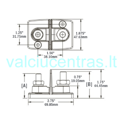 Dviguba jungtis kabeliui