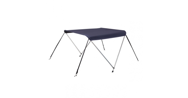 Small Bimini top for inflatable and rigid-hull boats