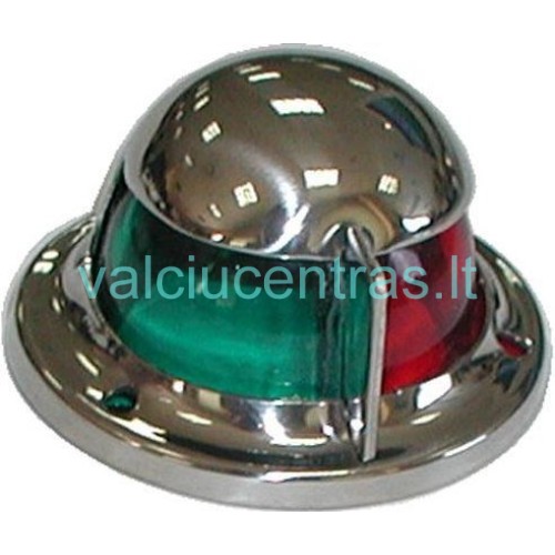 Two-color (green-red) navigation light, 12V 5W.