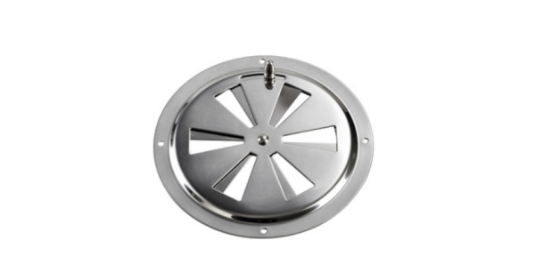 N. Steel round ventilation grilles without mesh