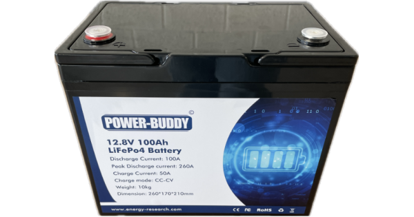 ENERGY RESEARCH LITHIUM ACCU 12V/100AH battery
